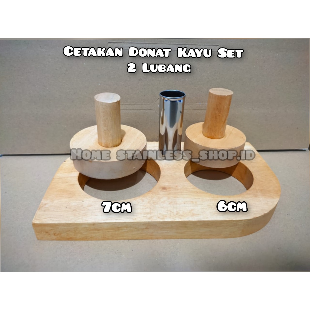 KAYU Donut Press / Donut Press / Two Hole Donut Dough Flattener / Donut ...
