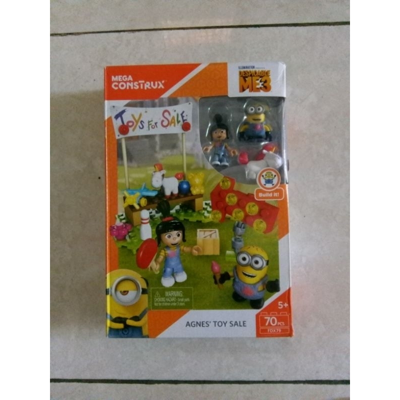 Bricks Mega Construx Minion Despicable Me 3 Agnes Toy | Shopee Philippines