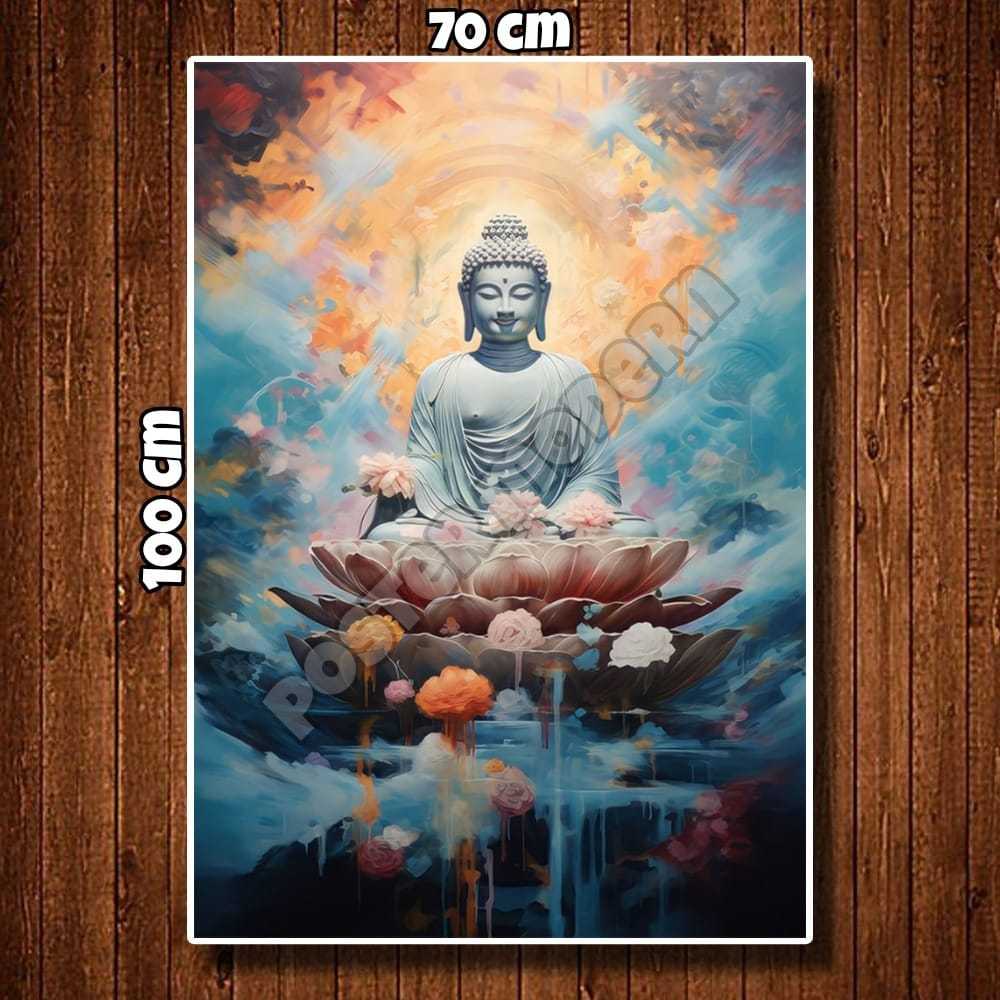 Walldecor Buddha Art Poster Xtra Large Size Code34 / Wall Mounted Wall ...