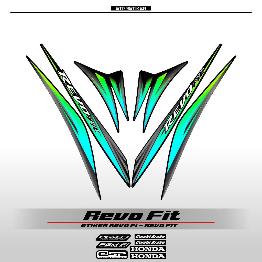 REVO FIT STRIPING MOTIF 17 FI/ REVO FIT STICKER/ REVO FIT STICKER ...