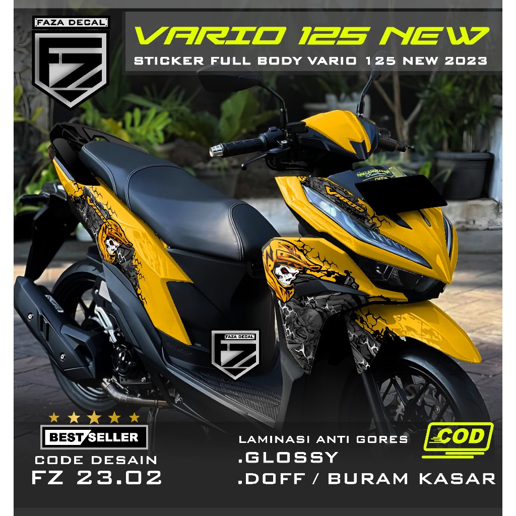 Decal Sticker Click 125 new full body - Sticker Click 125 new 2023 ...