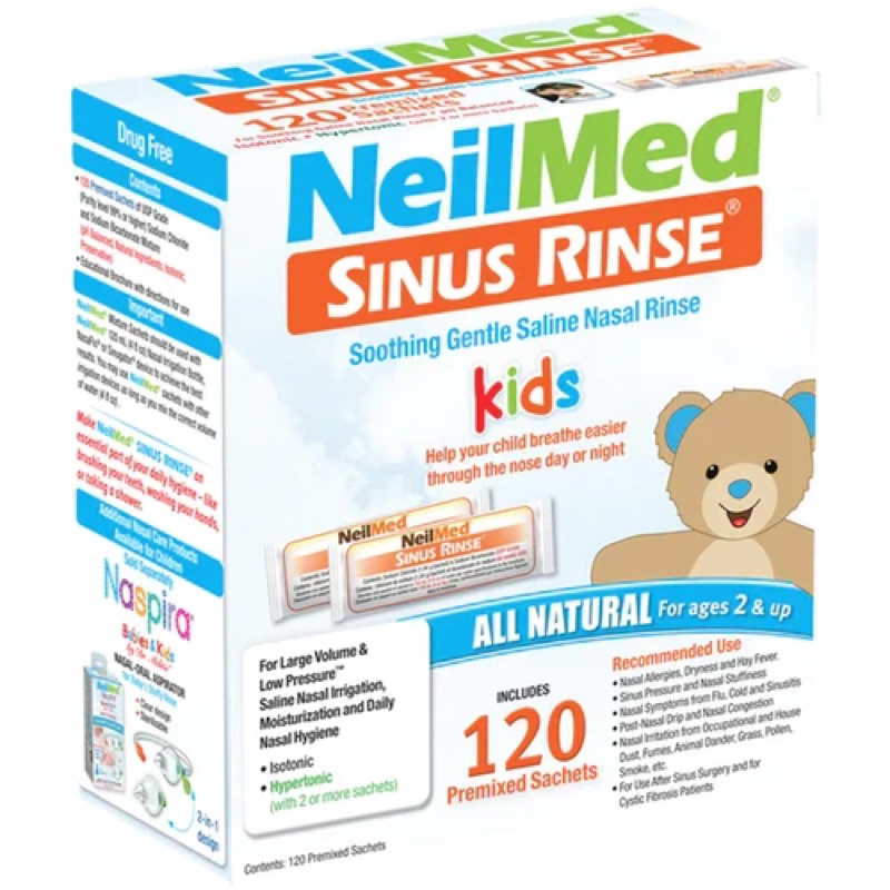 NeilMed Sinus Rinse Premixed Babies and Kids - Neilmed Sinus Rinse ...