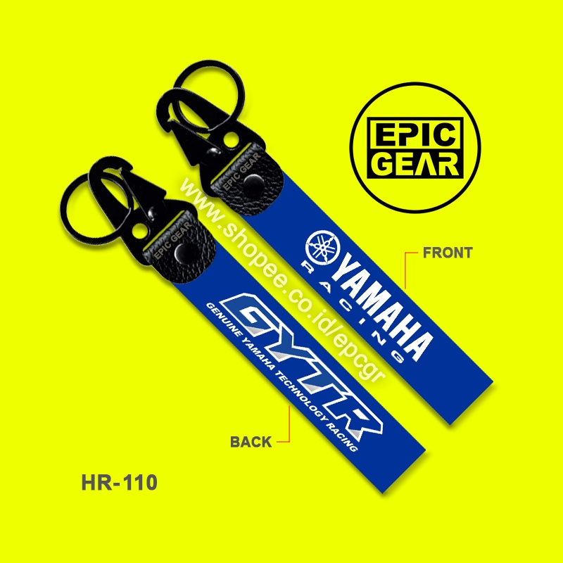 GANTUNGAN HIGH QUALITY KEYCHAIN GENUINE YAMAHA RACING TECHNOLOGY ...