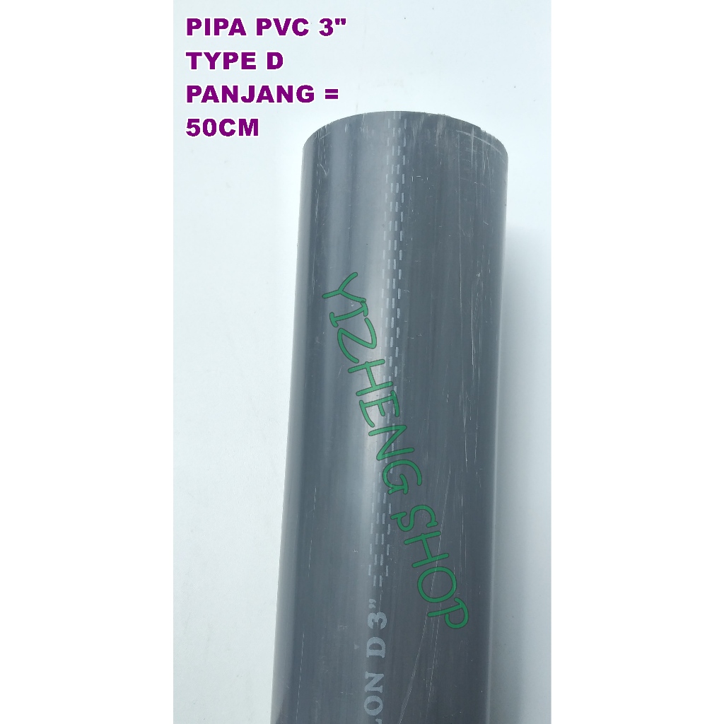 3 INCH PVC PIPE TYPE D (50cm LENGTH) | Shopee Philippines