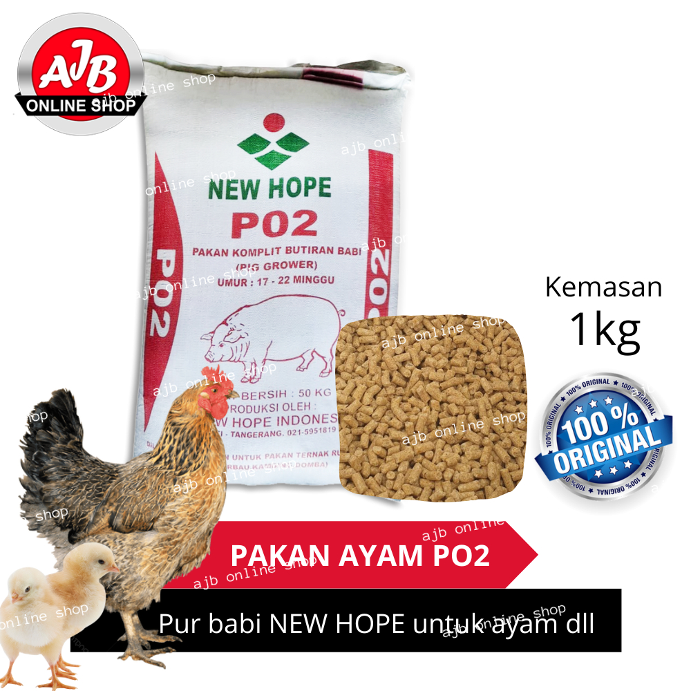 New Hope PO2 Pur Chicken Feed Poultry Chicken Grain Pig Pellets Repack ...