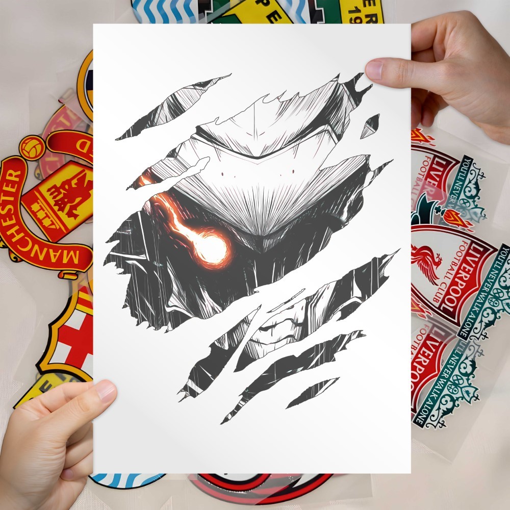 Sablon Print DTF Digital Anime Goblin Slayer Angry Moment Ready To Iron ...
