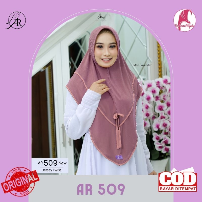 Latest ARRAFI Hijab semi-jumbo instant Hijab // Ar 509 Instant bergo ...