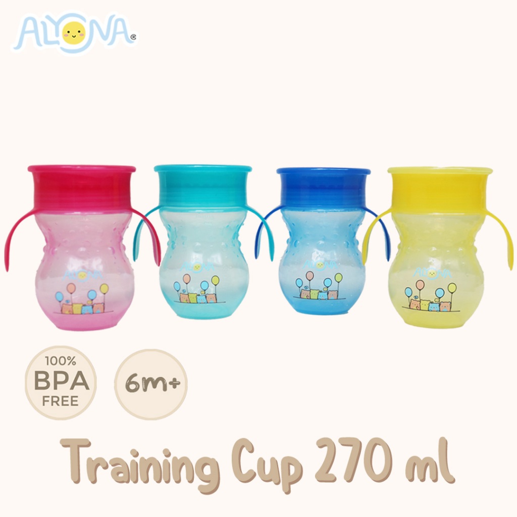 ALYONA TRAINING CUP 360 SIPPER CUP WITH HANDLE CHILDREN'S DRINKING ...