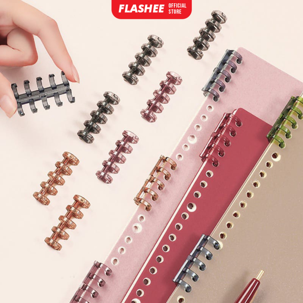 Flashee Ring Binder 1pcs 5hole DIY Loose Leaf Ring Binder A5 ...