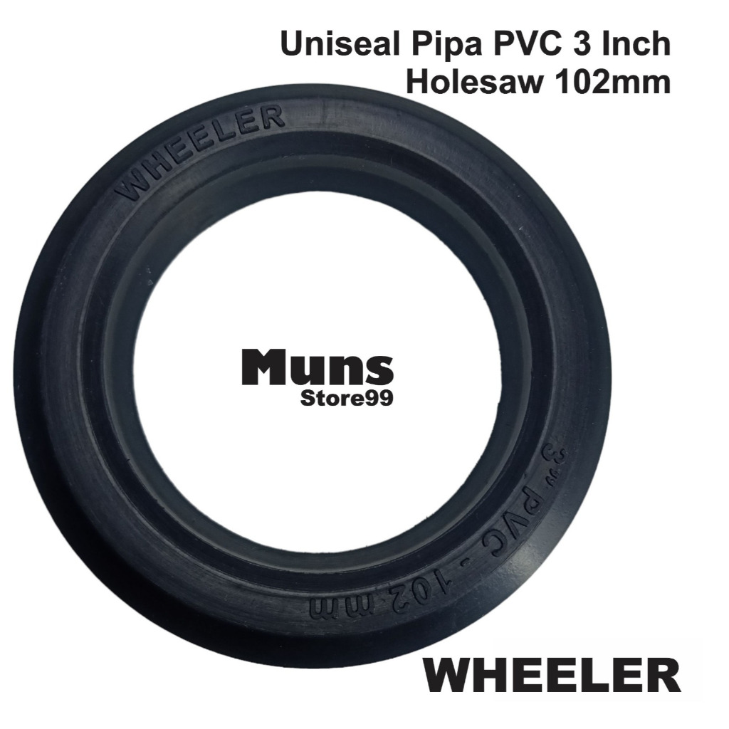 Uniseal Rubber PVC Pipe 3 Inch Aquaponic and Hydroponic System WHEELER ...
