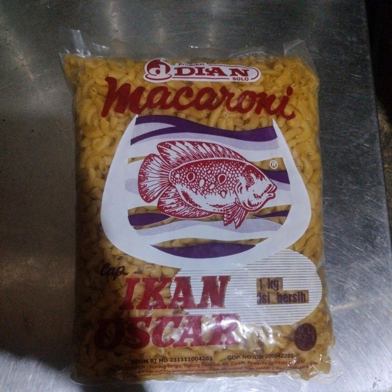 Macaroni DIAN CAP FISH OSKAR 1KG | Shopee Philippines