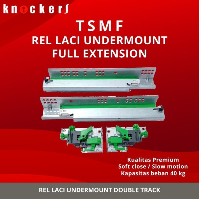 Undermount SOFT CLOSING FULL SLIDE / TSMF / KNOCKERS INDONESIA tandem ...