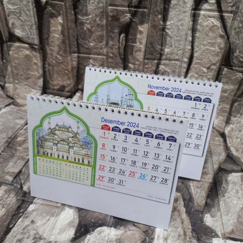 Mosque Desk Calendar 2024 (TH) | Shopee Philippines