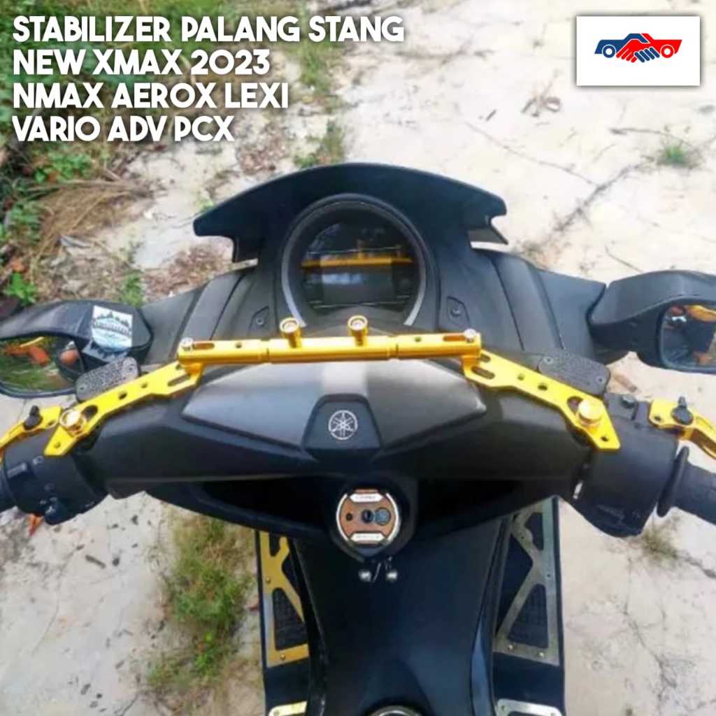 Focus handlebar bar stabilizer NEW NMAX 2023-2015 AEROX LEXI VARIO ...