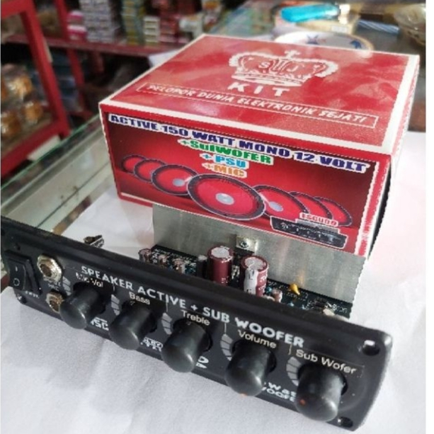 Escudo DC 12 volt Active Speaker Kit direct AKi/2003 Ic Adapter ...