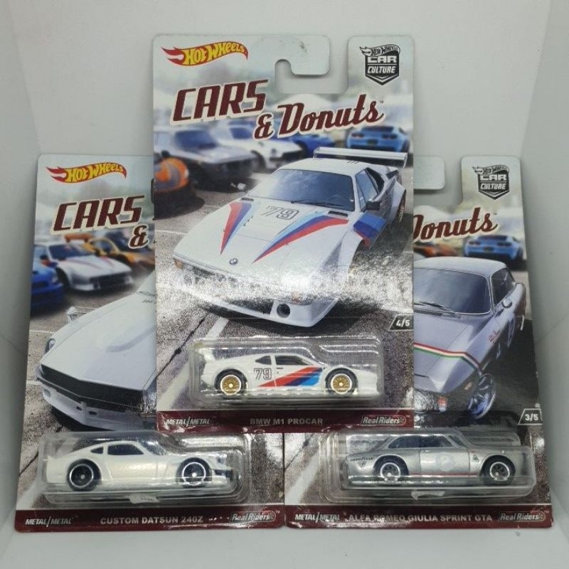 Hotwheels bmw m1 cars and donuts alfa romeo, custom datsun | Shopee ...