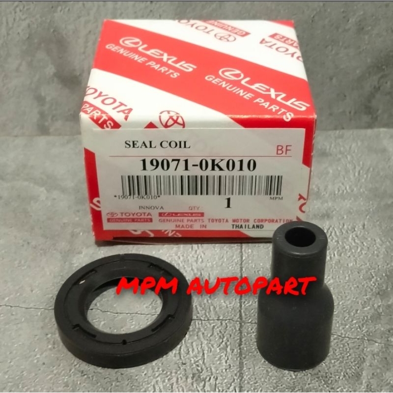 Rubber seal gasket coil spark plug innova innova hilux fortuner yaris ...