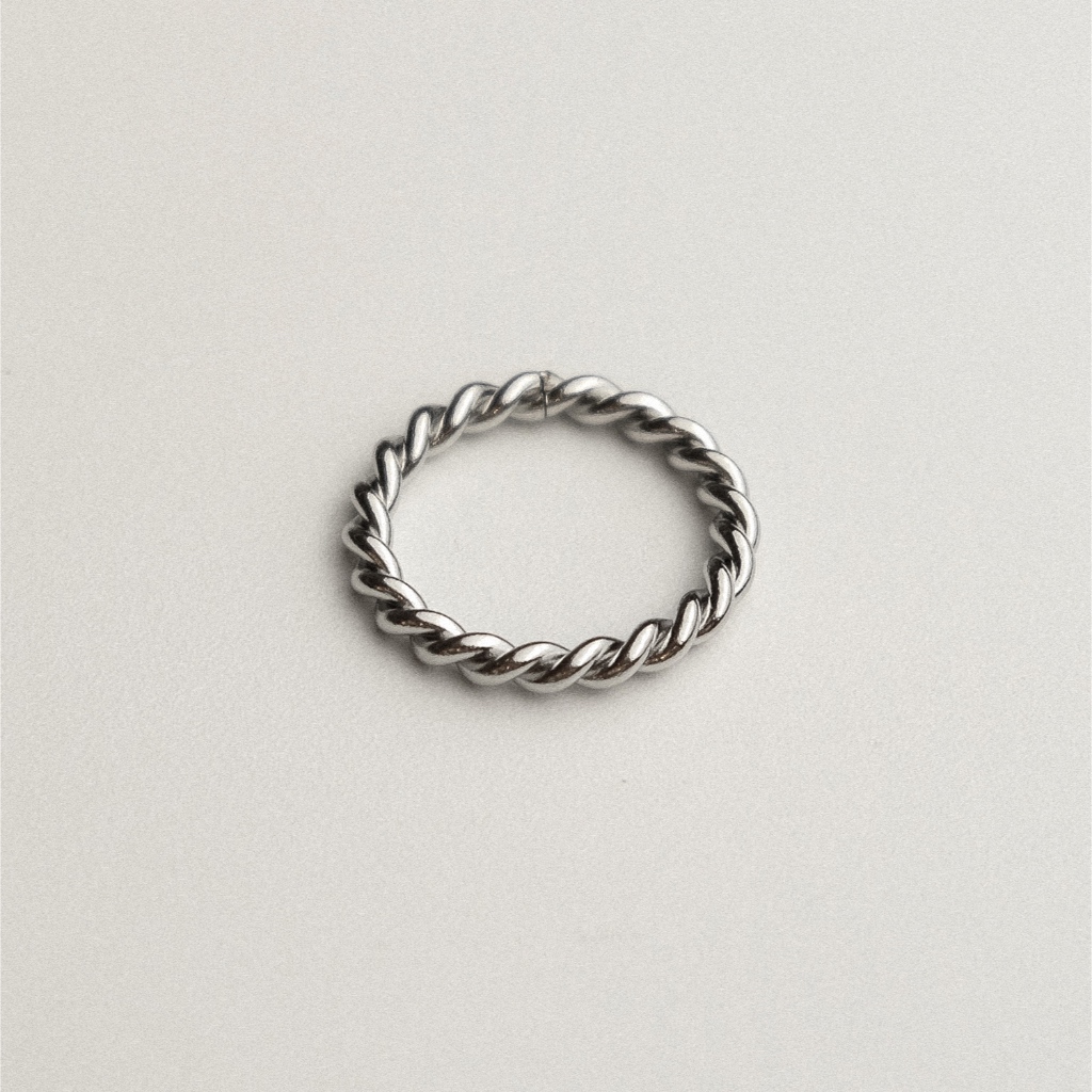 Arnaé Archive - Spiral Coil Ring - Stainless Steel Unisex Stainless ...