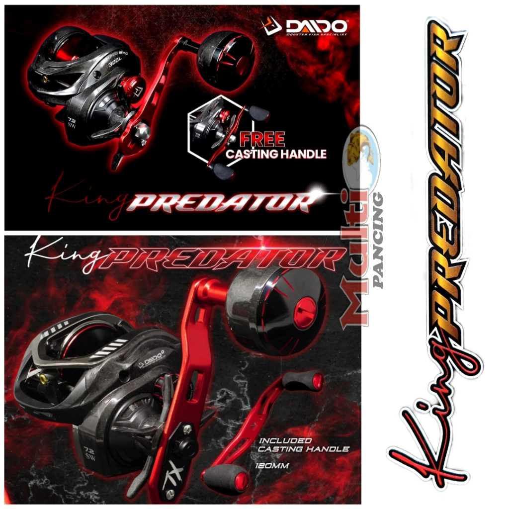 Reel BC Daido KING PREDATOR 300LSW Daido KING PREDATOR 400XL/ | Shopee ...