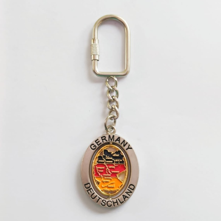 GANTUNGAN Germany Map Keychain Germany souvenir Germany Country ...