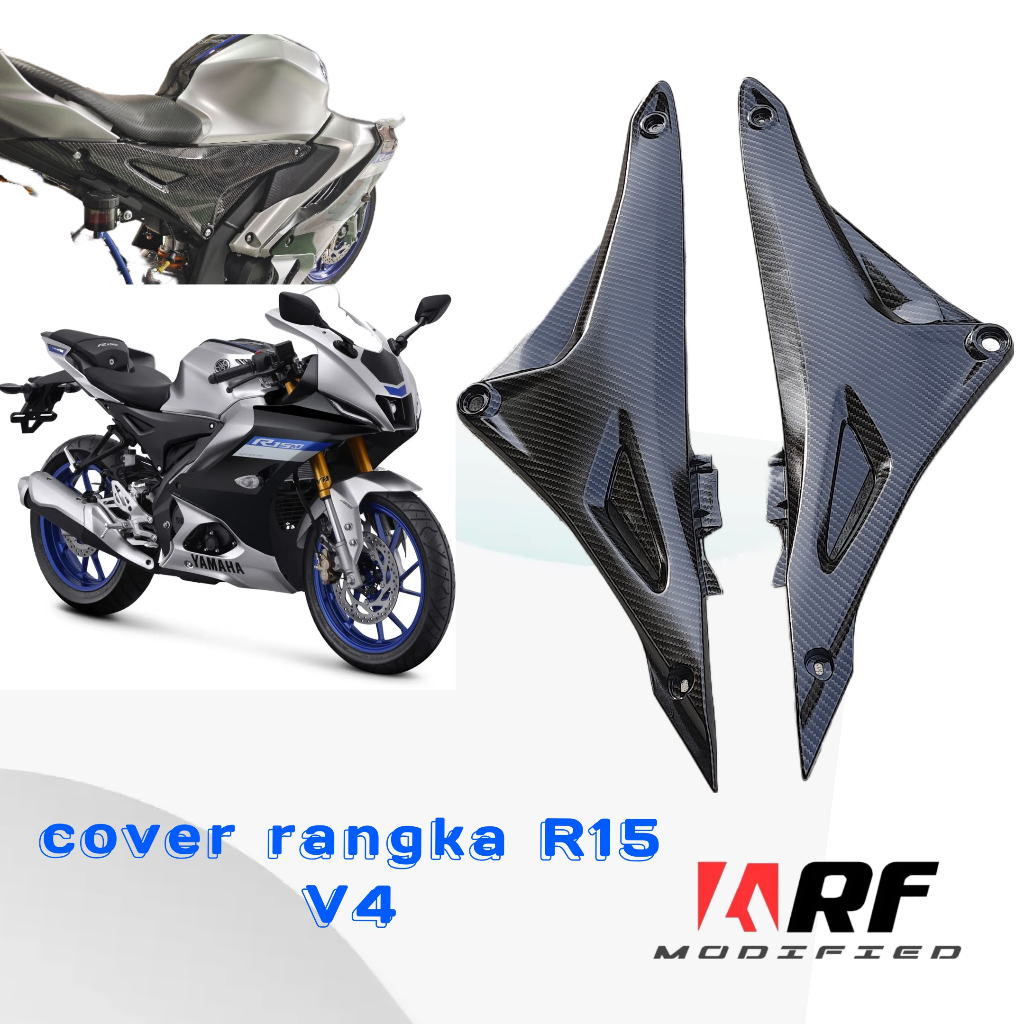 Cover Delta bok Carbon R15M R15 V4 Connected original Yamaha | Shopee ...