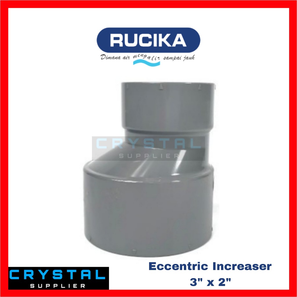 Eccentric Increaser RUCIKA 3 x 2" OJH D PVC Special Fitting Sok Socket ...