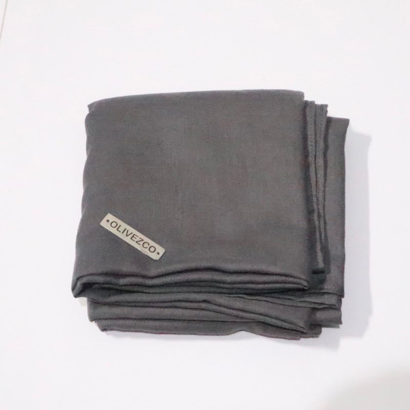 Guzel Voal Charcoal (Premium Paris Voal Square Hijab) | Shopee Philippines