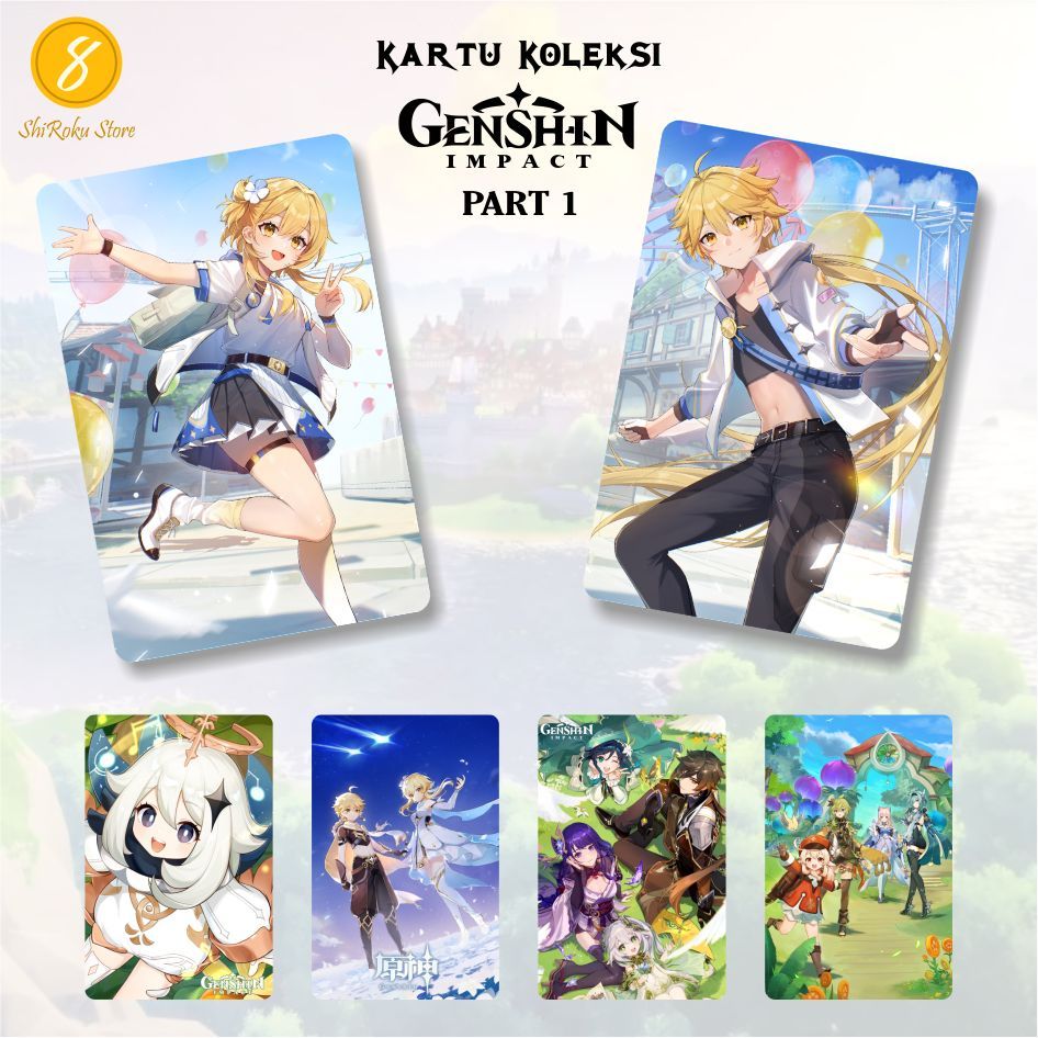 Genshin Impact Game Photocard/ Anime Character Photo Card Collection ...