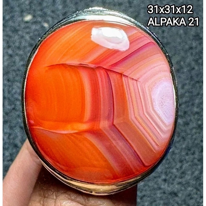 TOP SULAIMAN Agate WITH SPIDER WEB / FATWA FIBER MOTIF | Shopee Philippines