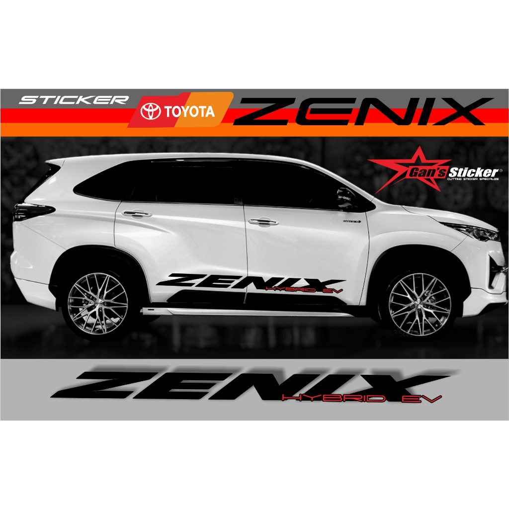 Sticker all new toyota zenix | Shopee Philippines