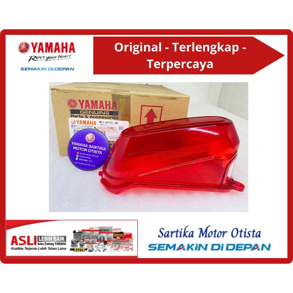 Original Lens Taillight / Mica Rear Light (BEJ1) Yamaha Fazzio | Shopee ...
