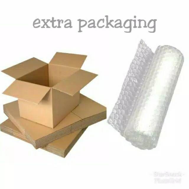 Extra Packaging bubble wrap box / additional cardboard box | Shopee ...