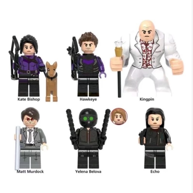 Minifigure Bricks X0330 - Hawkeye Series Set | Shopee Philippines