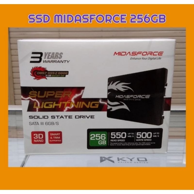 Ssd MIDASFORCE SATA 256GB 2'5 INCH | Shopee Philippines