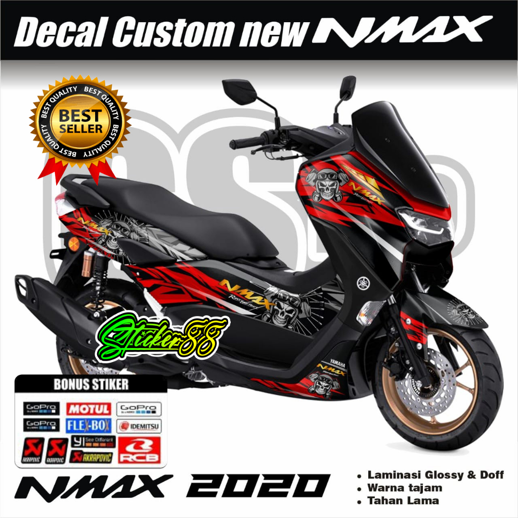 Yamaha NMAX FULL BODY DECAL 2020 NEW MOTIF GRAPHICS/ NMAX FULL BODY ...
