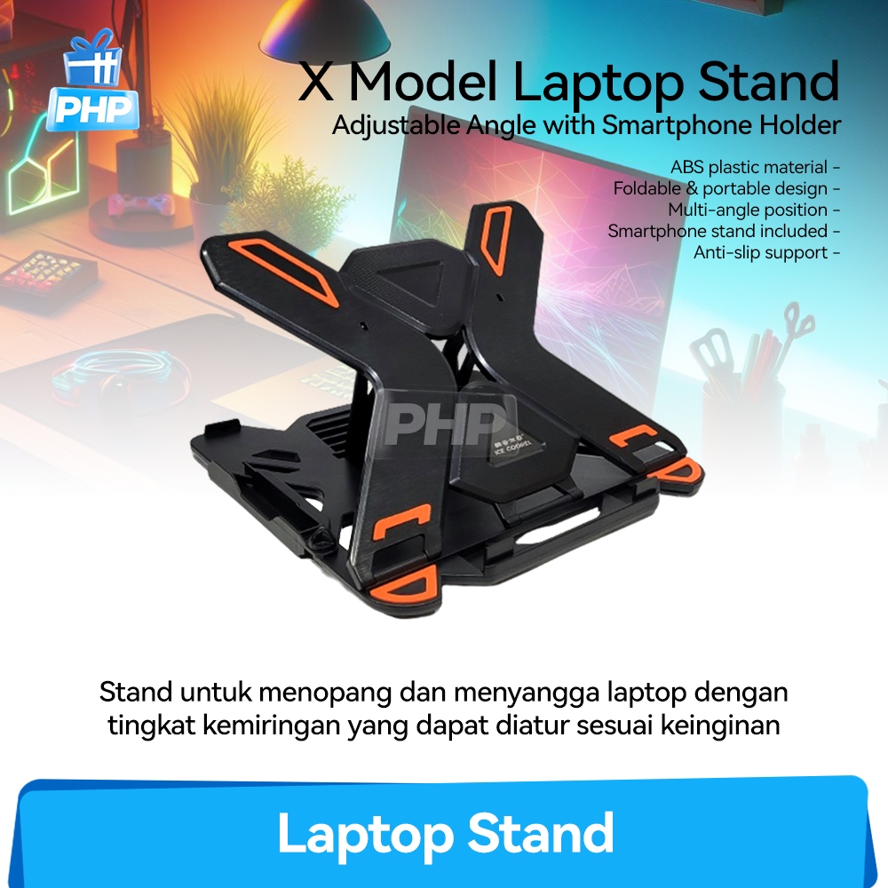 Php Model X Notebook Laptop Stand / Adjustable Angle Support Leg with ...