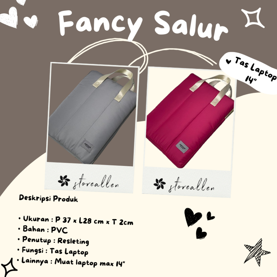 Fancy Laptop Bag- New Puffer Premium Laptop Bag 14inch Laptop Bag ...