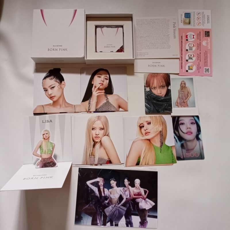 Blackpink born pink KIT share postcard photocard Polaroid album ...