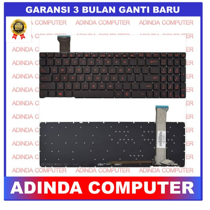 Asus ROG G551 G552 GL552VW G741 G58 Red Backlight Keyboard | Shopee ...
