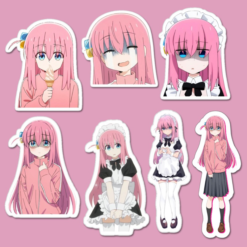 Sticker Anime Bocchi The Rock Hitori gotoh nijika ijichi ryo yamada we ...