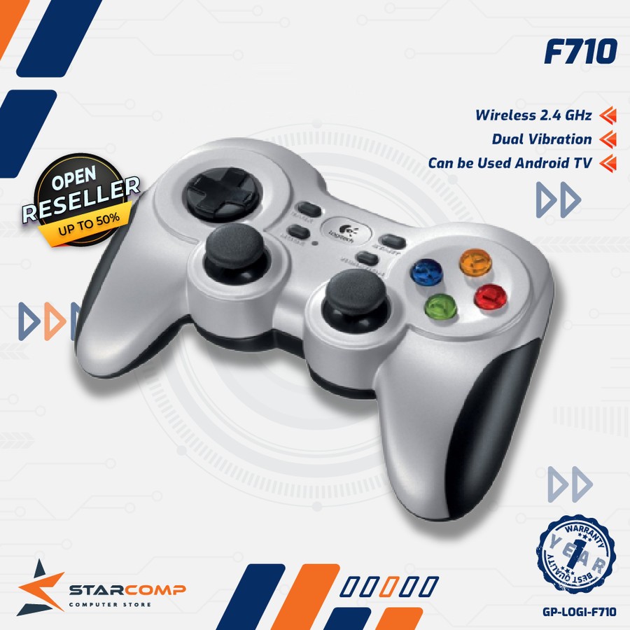 Logitech F710 Dual Vibration Wireless Gamepad | Shopee Philippines