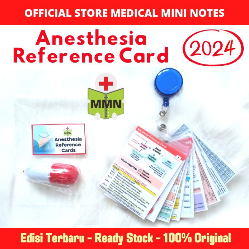 Original MOLD 2024 | Medical Mini Notes - Anesthesia Card | Mmn ...