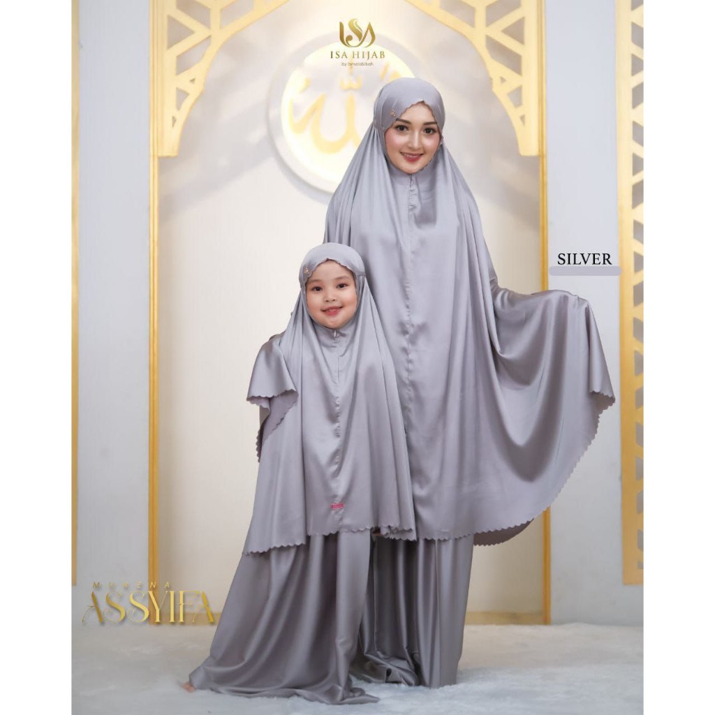 Dannis couple Antem mom & kids anak Adult by isa hijab (pre order ...