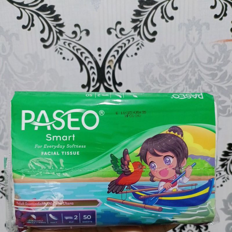 Paseo smart facial tissue travel 2ply 50 sheets | Shopee Philippines