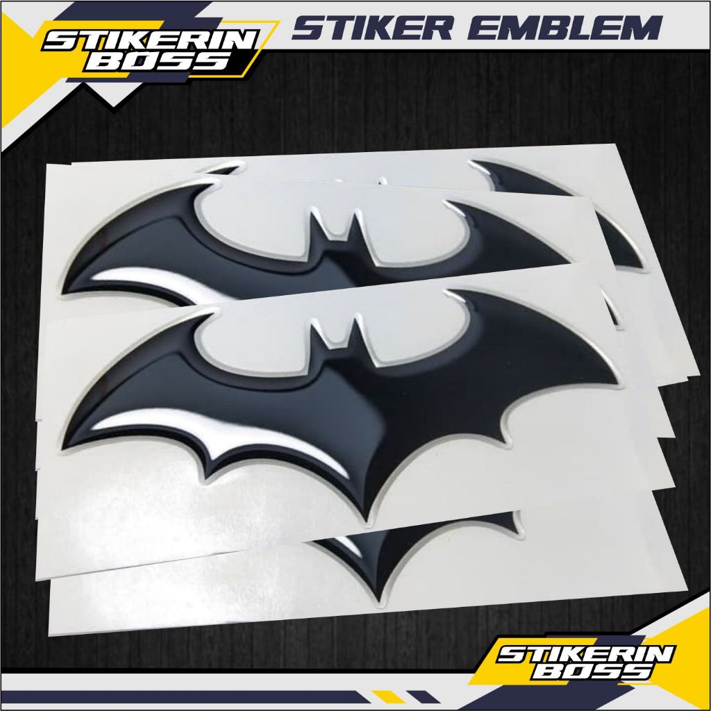 Batman Logo Emblem Stickers Cool and Quality Emblem Stickers | Shopee ...