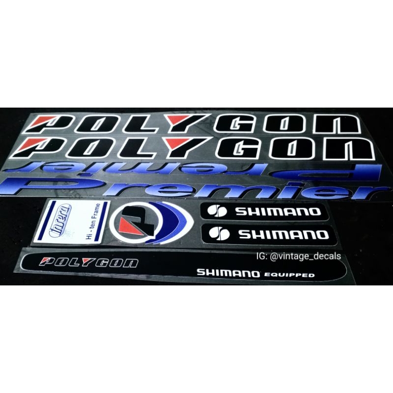 Sticker decals replacement Polygon premier | Shopee Philippines