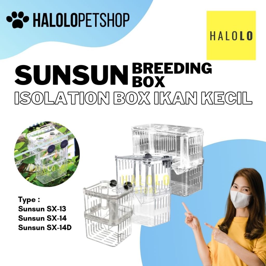 Sunsun Breeding Box Isolation Box Sunsun SX-13/SX-14/SX14D Baby Fish ...