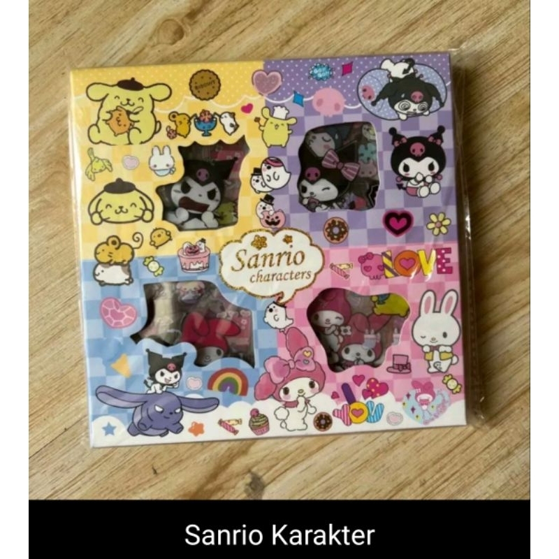 Sticker Box 2D Sticker Momo Cartoon Rainbow/Sanrio Rainbow/Onepiece ...