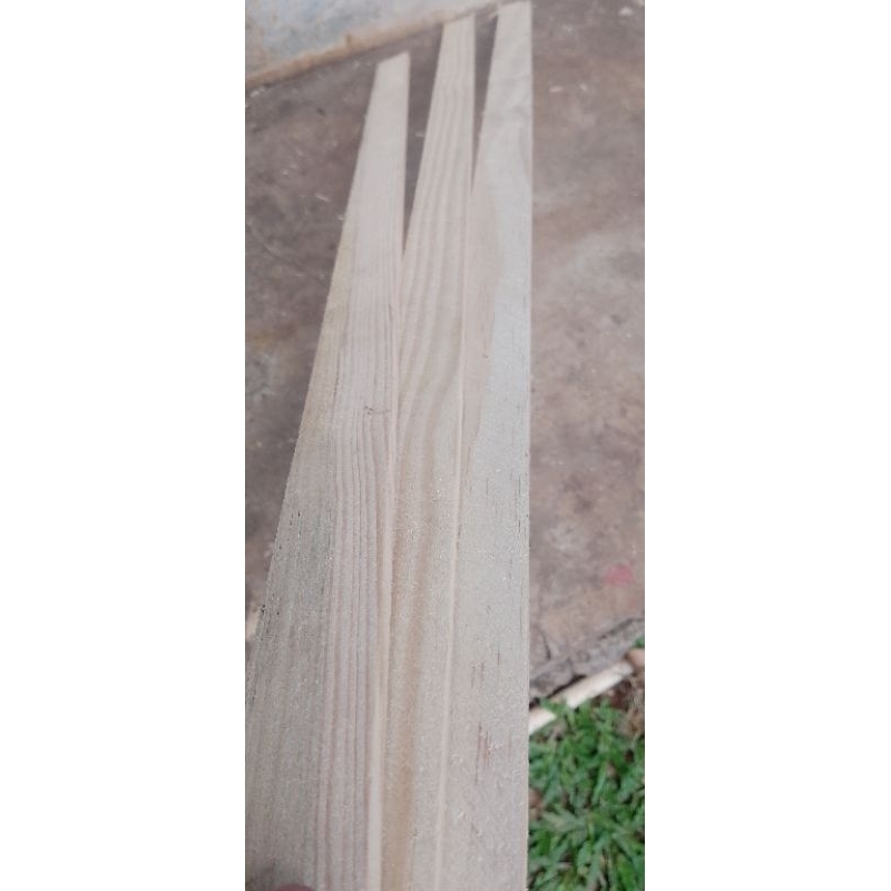 KAYU Dutch Teak Wood Thin Batten Trim EX Pallet 3X120 CM | Shopee ...