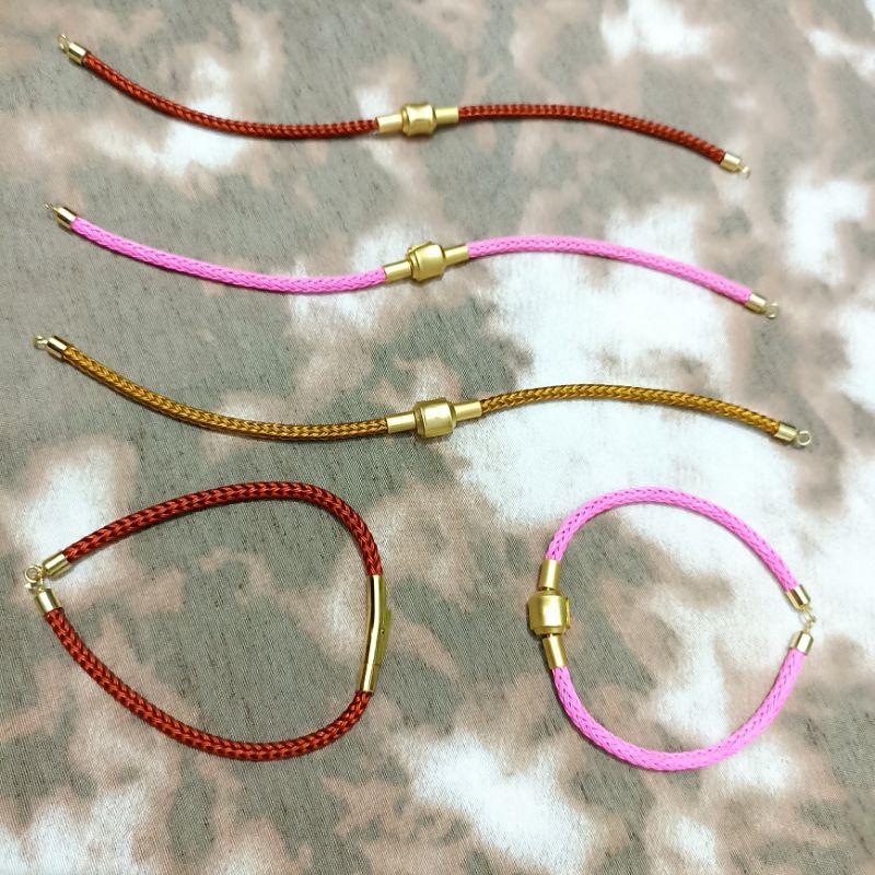 Pandora waterproof wire rope bracelet diy new models gold key | Shopee ...